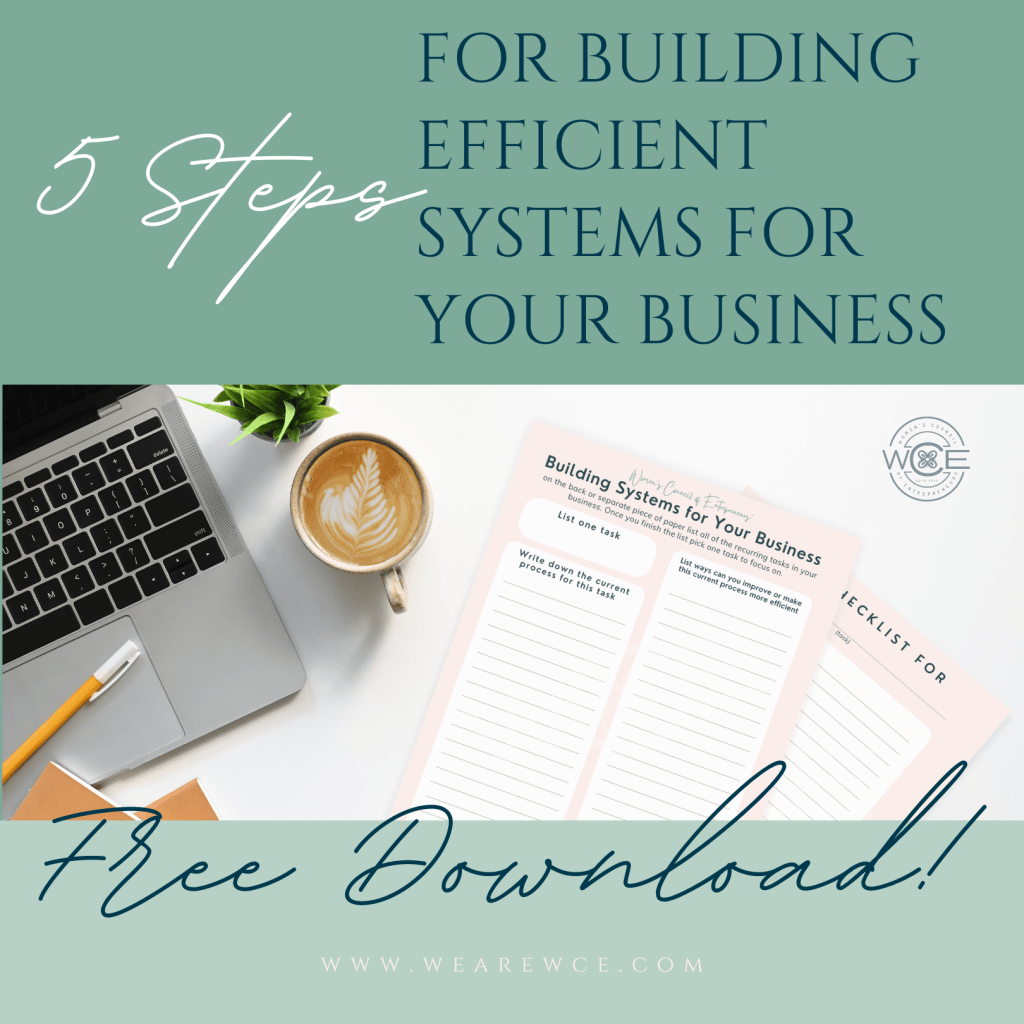 5 Steps For Building Efficient Systems for Your Business ~ Free ...